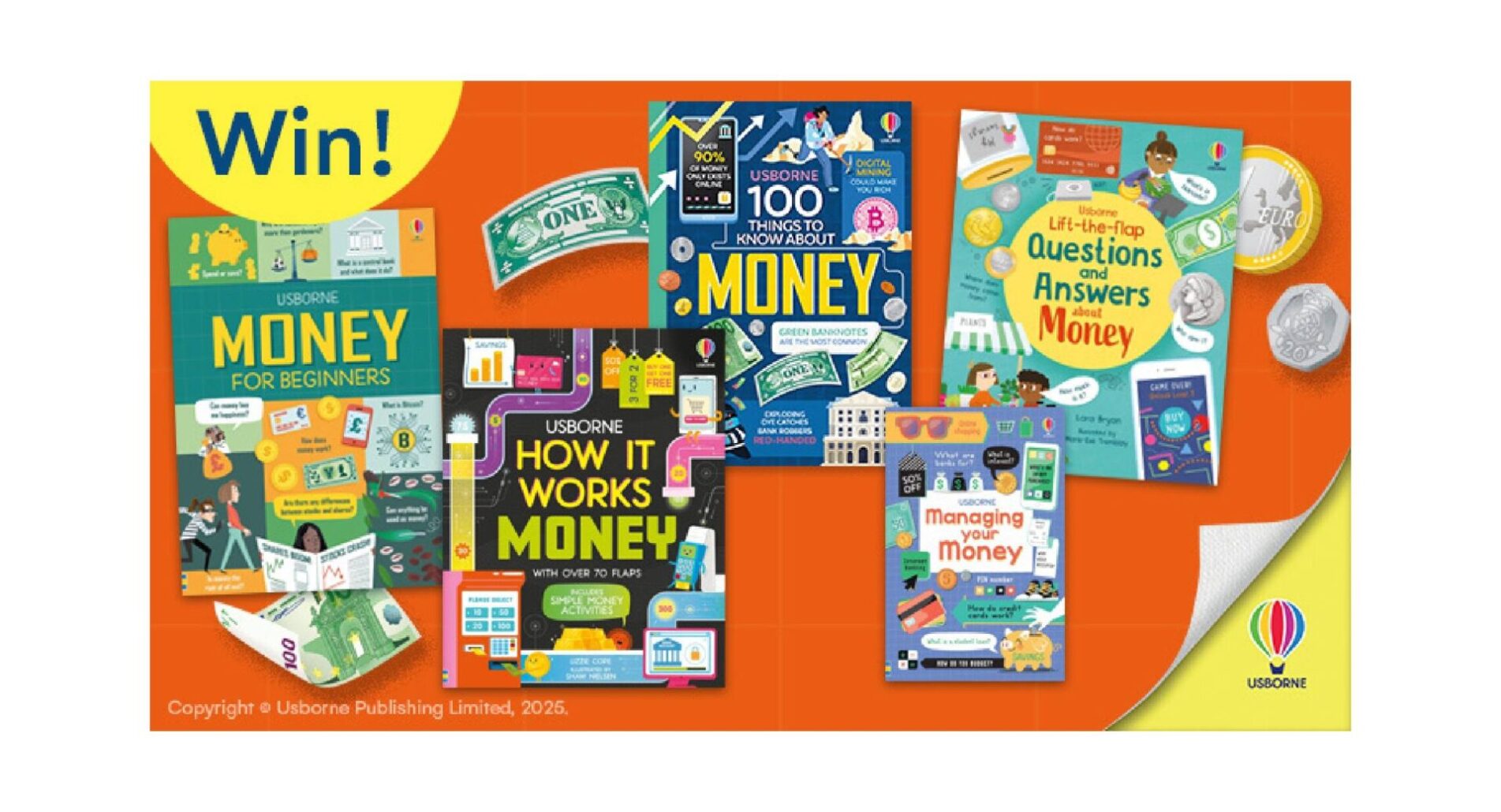 WIN! Usborne money books for kids! - MoneyMagpie